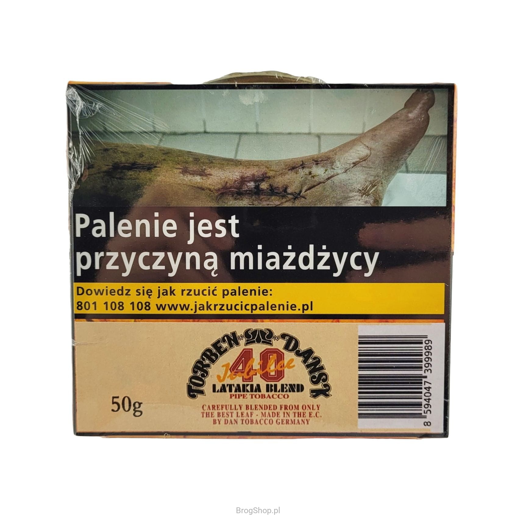Tytoń fajkowy Torben Dansk 40 JUBILEE LATAKIA BLEND 50 g BrogShop